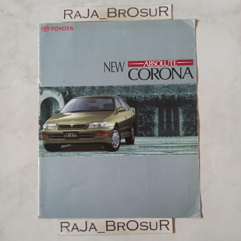 Jual Poster brosur katalog leaflet jadul lawas Toyota Corona Absolute ...