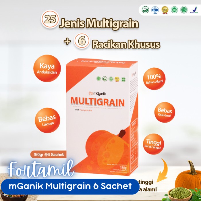 Jual Mganik M-Ganik Multigrain 6 Sachet Penurun Gula Darah Diabetes ...