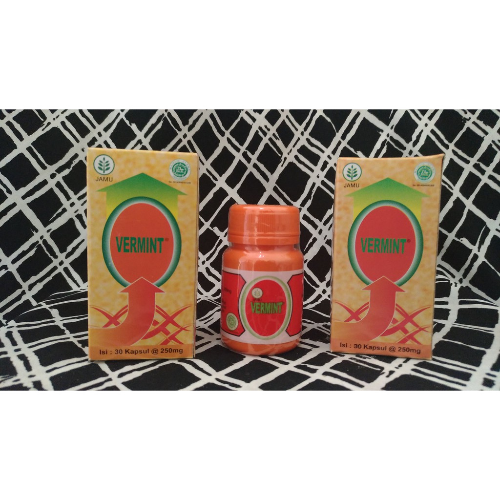 Jual Ekstrak cacing obat Vermint / vermin u/ tipes / typus 30 kapsul ...
