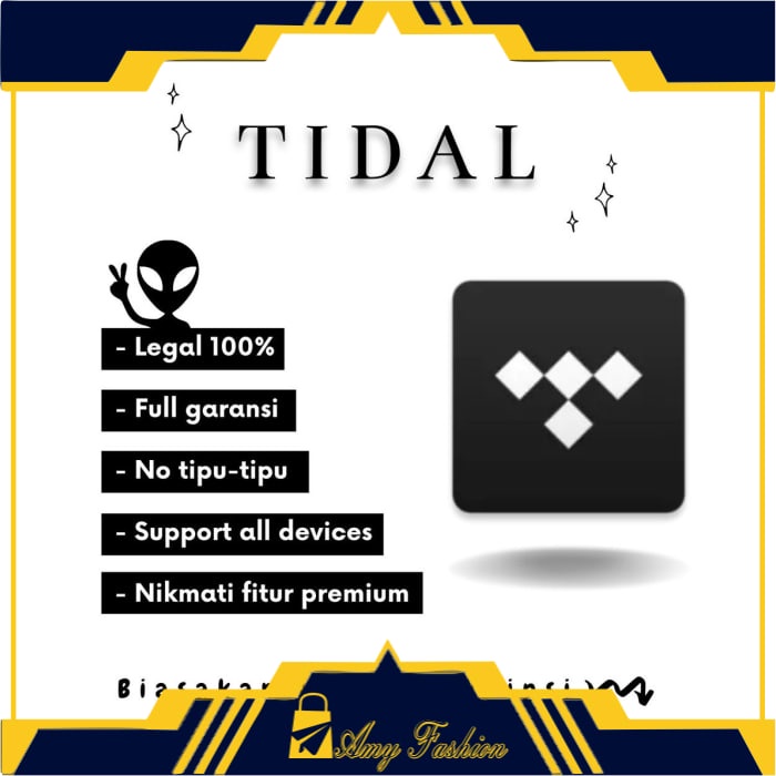 Jual NEW TIDAL PREMIUM HI-FI DAN HI-FI PLUS 1 MONTH FULL GARANSI PROMO | Shopee Indonesia