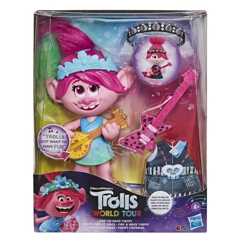 Jual Trolls Boneka Poppy Pop to Rock Poppy Hasbro Boneka Anak Bisa ...
