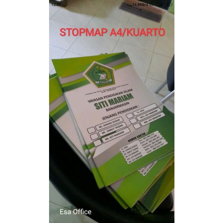 Jual Stopmap Map Custom A4 / Kuarto Termurah Free Desain | Shopee Indonesia