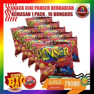 Jual Snack Ciki Jadul PANSER BERHADIAH Kemasan 1 pack isi 10 Bungkus ...