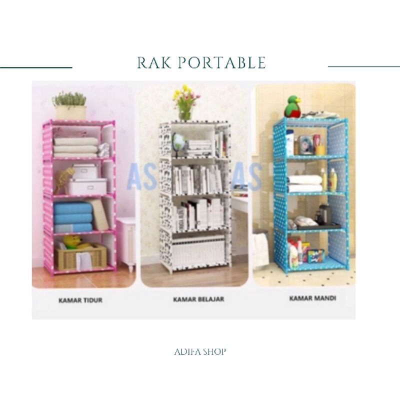 Jual RAK BUKU PORTABLE - RAK SUSUN SERBAGUNA | Shopee Indonesia
