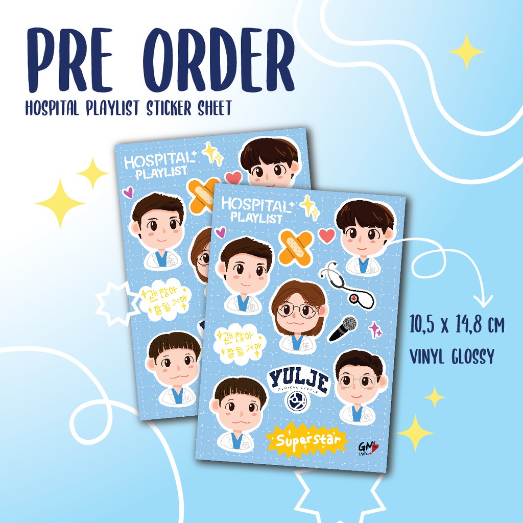 Jual STICKER HOSPITAL PLAYLIST | Shopee Indonesia