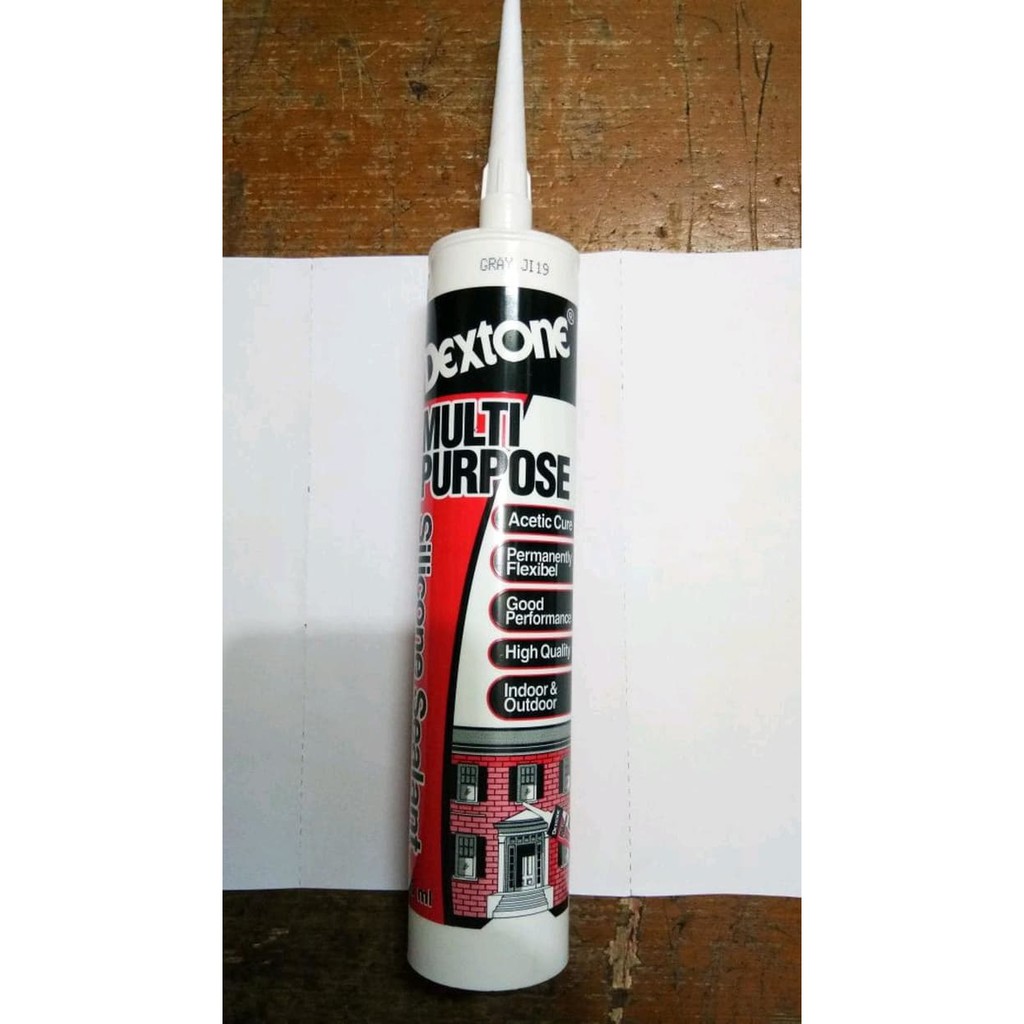 Jual Lem / Sealant Silicone Dextone Warna Gray (abu-abu) Indonesia ...