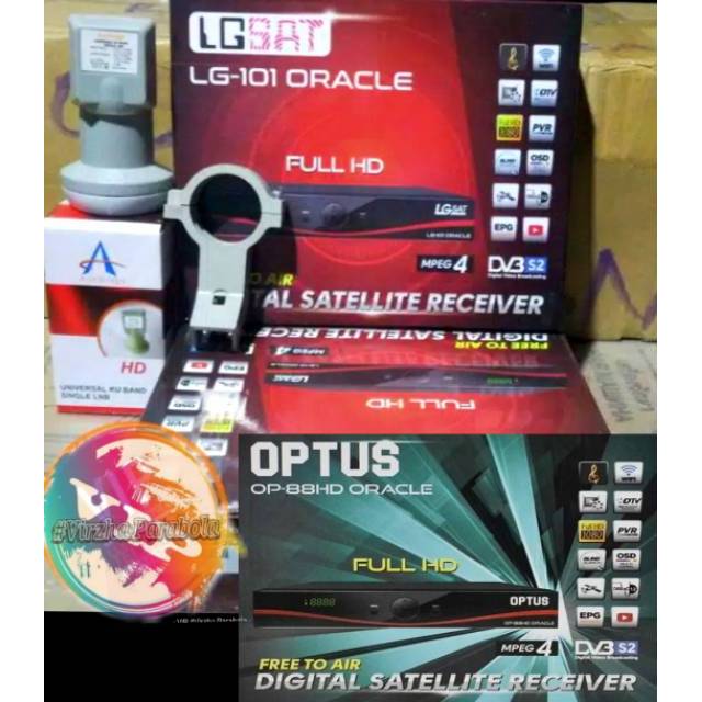 Jual RECEIVER RECOMENDASI NINMEDIA OPTUS/GARDINER/LG SAT ORACLE PLUS ...