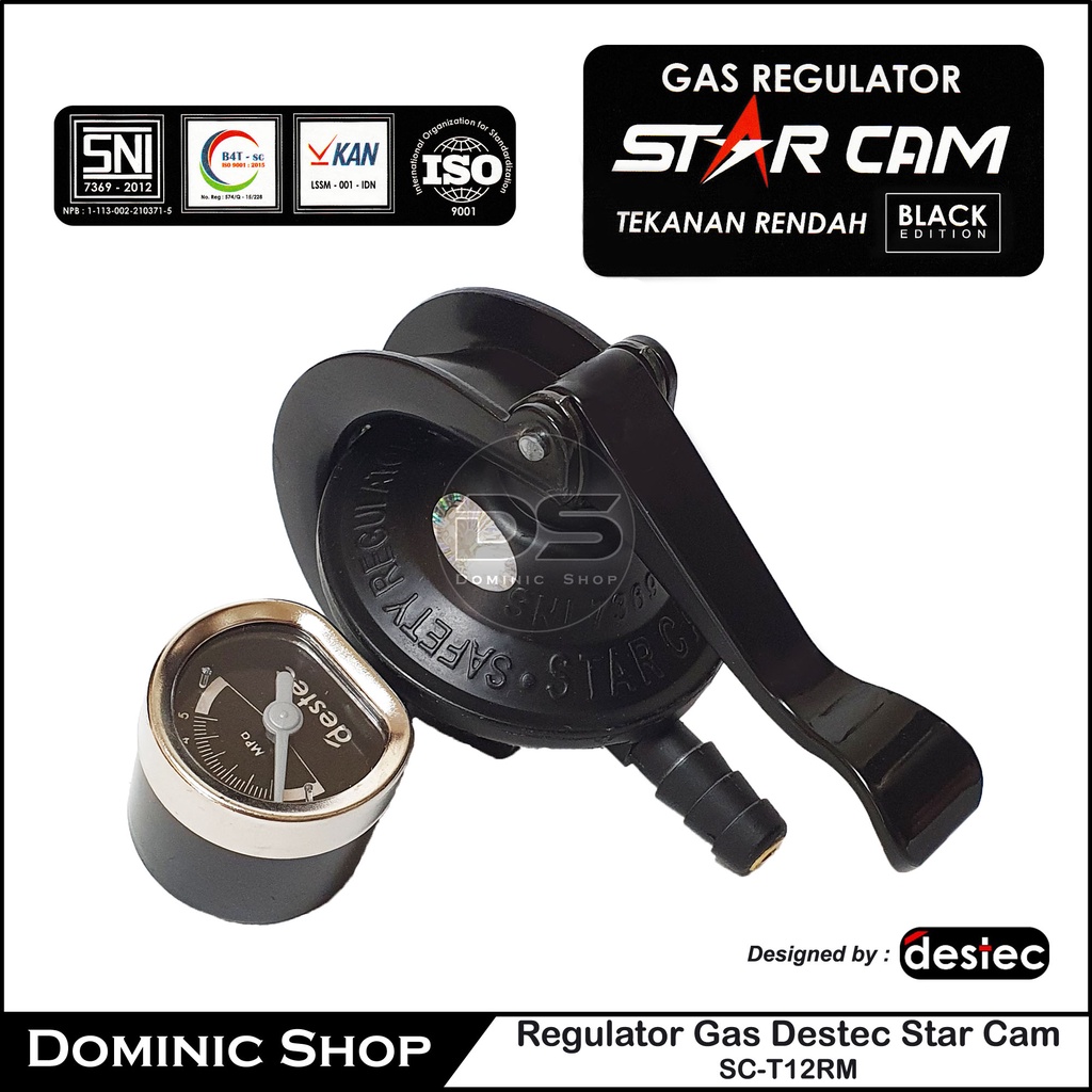 Jual Regulator Destec Star Cam SC-T12RM (dengan meter) / Regulator ...