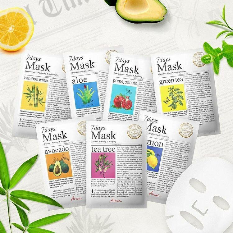 Jual 7 Days Mask Sheet Airul 20gr | Shopee Indonesia