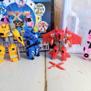 Jual Robot miniforce x mini squad Sammy Lucy volt max | Shopee Indonesia