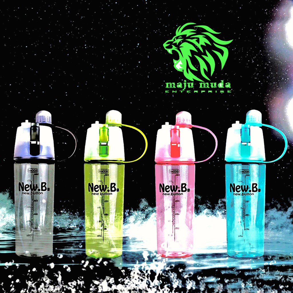 Jual Botol Minum Semprot 600 ml New B ( Spray Tumbler ) Indonesia ...