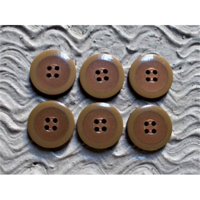 Jual Kancing Jas Kecil warna Coklat isi 12 pcs | Shopee Indonesia