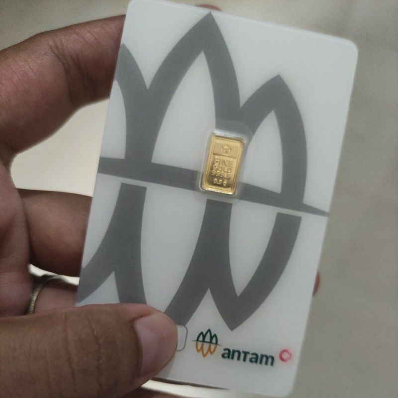Jual Emas LM Antam logo merah Certieye 0,5gram | Shopee Indonesia