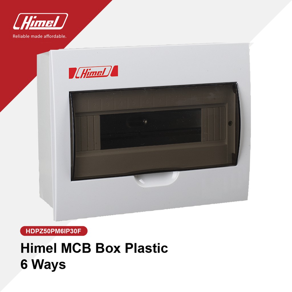 Jual Himel MCB Box Plastic 6 Ways | Shopee Indonesia