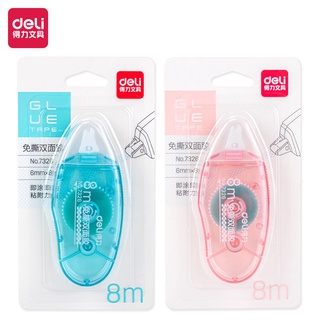 Jual Deli Adhesive Roller / Lem Kering Roll / Lem Roller 8 Meter ...