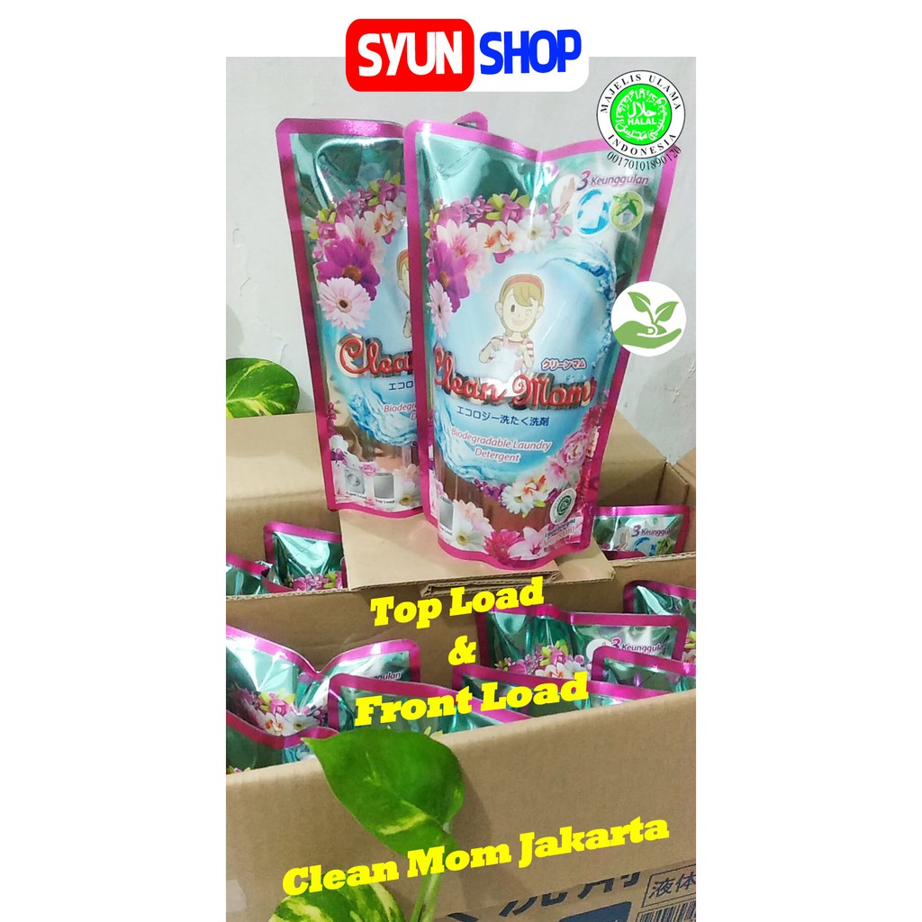 Jual LIQUID DETERGENT CLEAN MOM REFIL 800ml | Shopee Indonesia