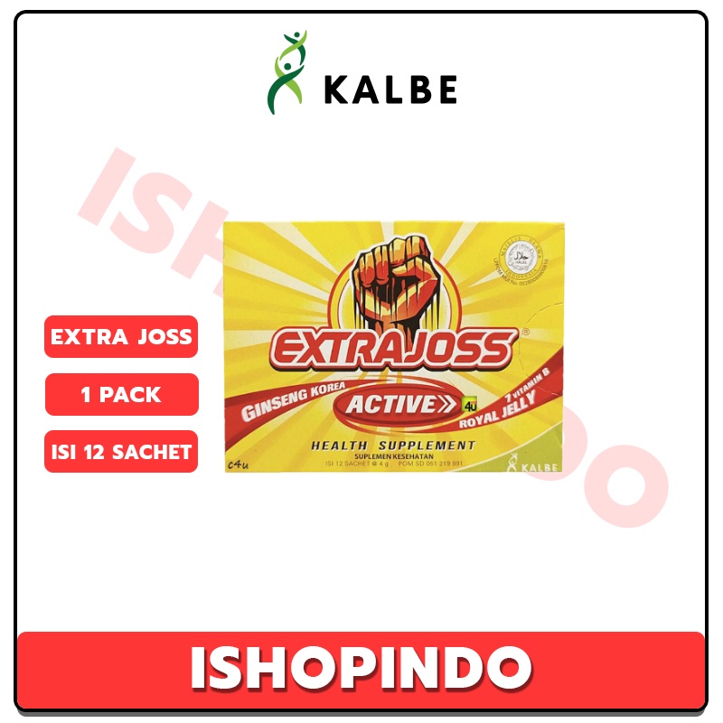 Jual EXTRA JOSS ACTIVE 1 KOTAK ISI 12 SACHET | Shopee Indonesia