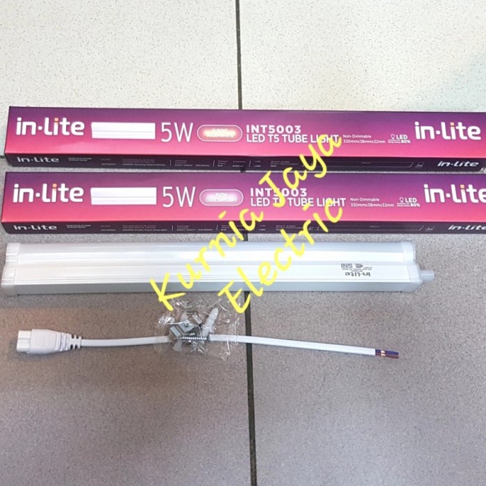 Jual INLITE Lampu Neon LED TL T5 INT5003 5W 30cm Tube Batten - Putih | Shopee Indonesia