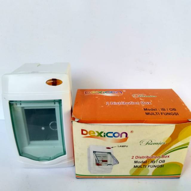 Jual BOX MCB 2GROUP/FUSE BOX 2 GROUP MERK DEXICON | Shopee Indonesia