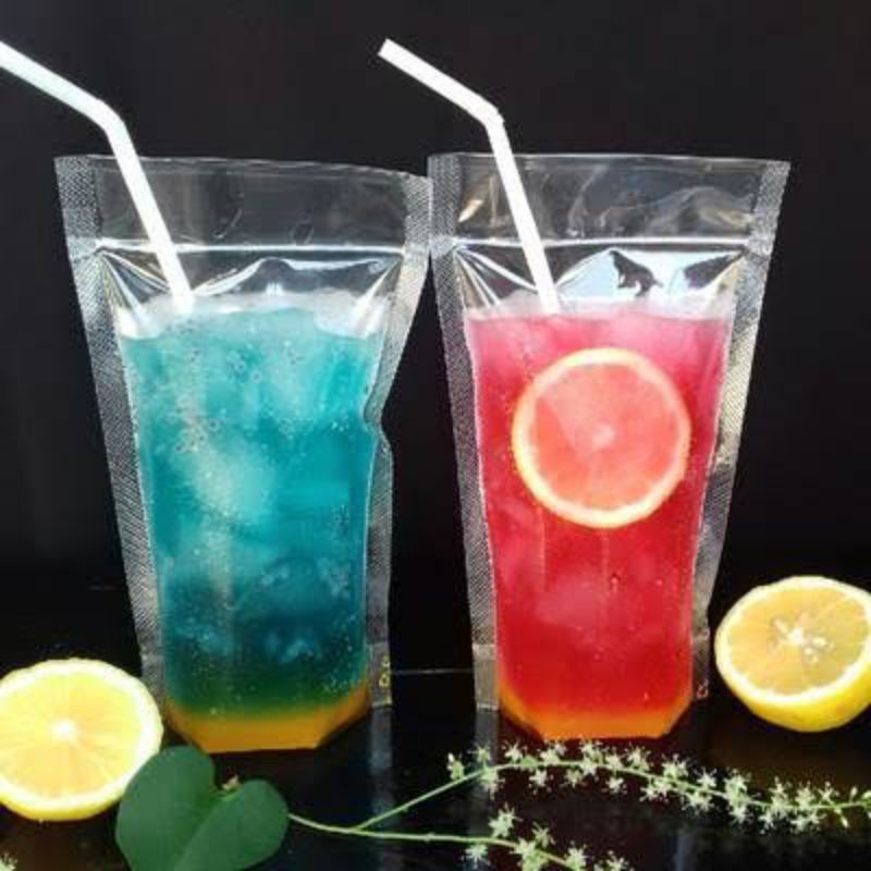 Jual Standing pouch klip double seal minuman cairan 1 PC / Plastik ...