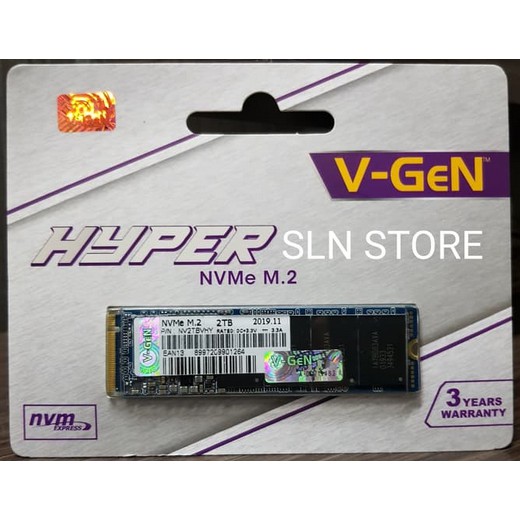 Jual VGEN SSD M.2 2TB NVMe V-GeN | SSD M2 PCIe 2TB VGEN HYPER | Shopee ...