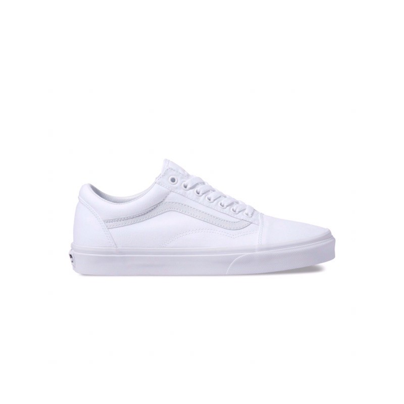 Jual Vans Old Skool Classic True White Shopee Indonesia