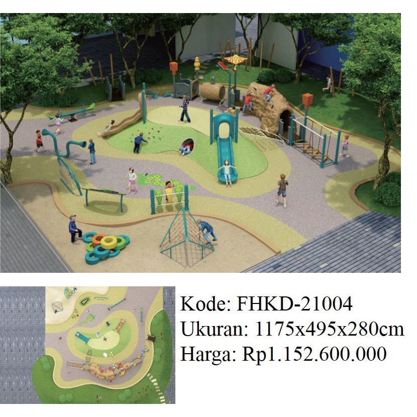 Jual Playground Outdoor, Perosotan Outdoor Model FHKD-21004. | Shopee ...