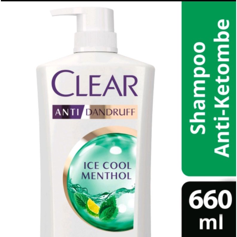 Jual Clear Shampoo Ice Cool Menthol 660 ml | Shopee Indonesia