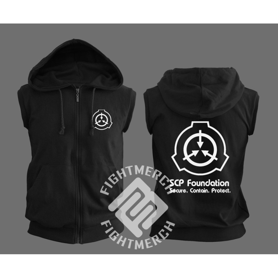 Jual Vest Zipper Scp Foundation - Fightmerch | Shopee Indonesia