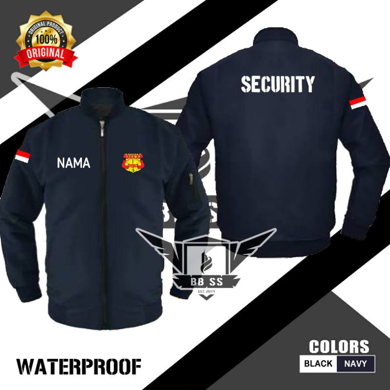 Jual JAKET BOMBER SECURITY JAKET SATPAM | Shopee Indonesia