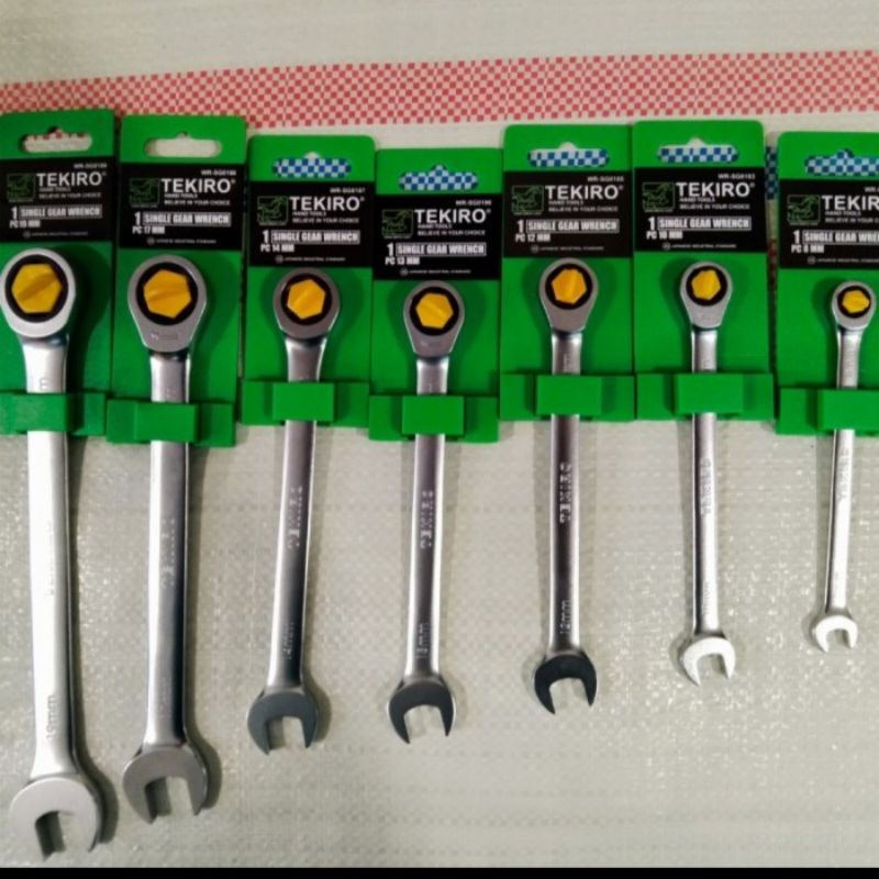 Jual Kunci Ring Pas Rachet Tekiro Panjang uk 8mm - Japan Quality ...