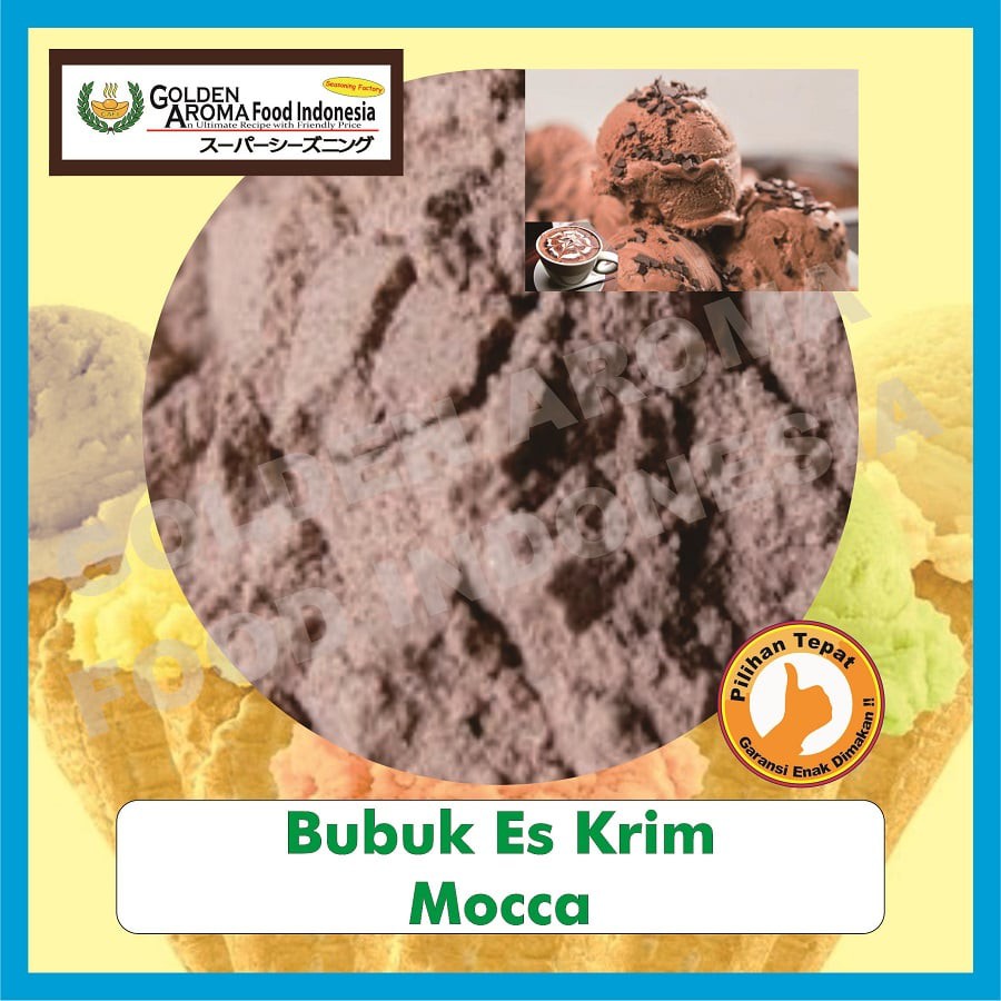 Jual Bubuk Es Krim Rasa Mocca 1 Kg l Serbuk Ice Cream Powder Moccacino ...