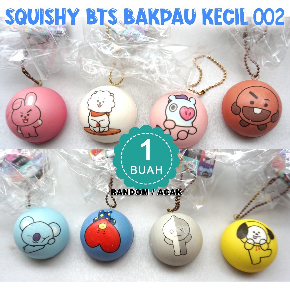Jual Squishy Murah BTS BT21 Medium Pao - SQUISHY BTS BAKPAU KECIL 002 ...