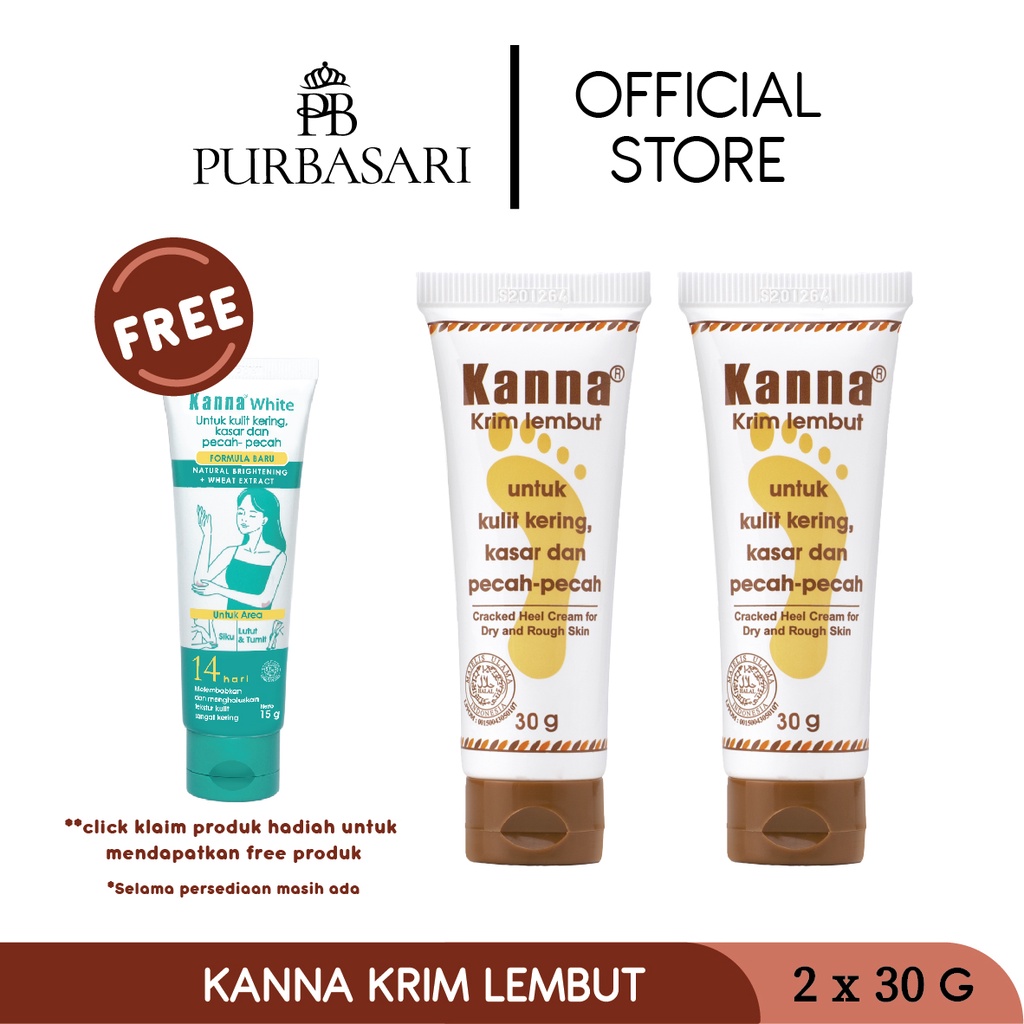 Jual Kanna Krim Lembut / Cream kaki pecah / Penghalus tumit kasar ...