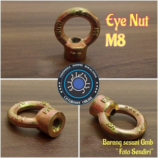 Jual eye nut M8 mur Mata bulat lingkaran | Shopee Indonesia