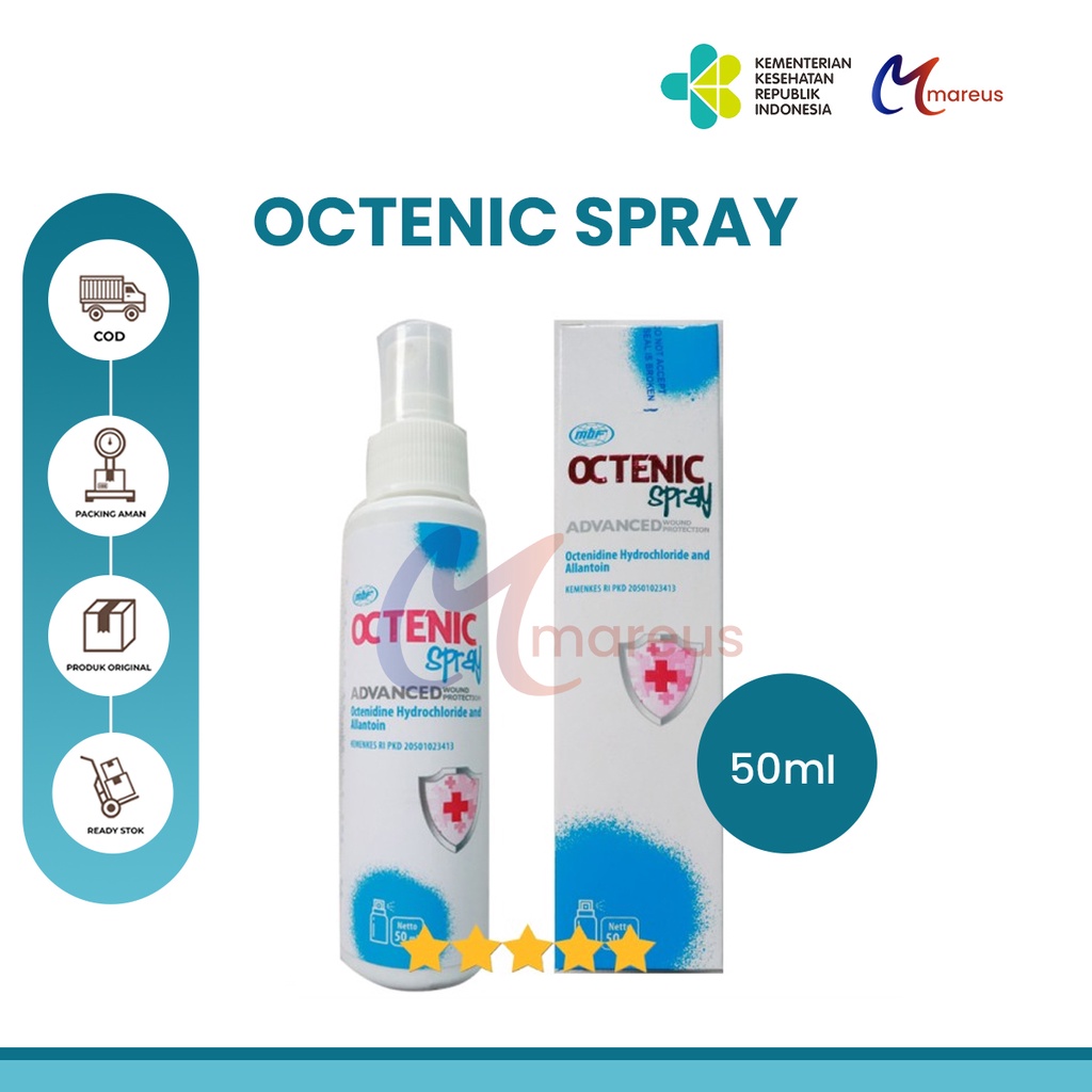 Jual Octenic Spray 50ml (spray perawatan luka) | Shopee Indonesia
