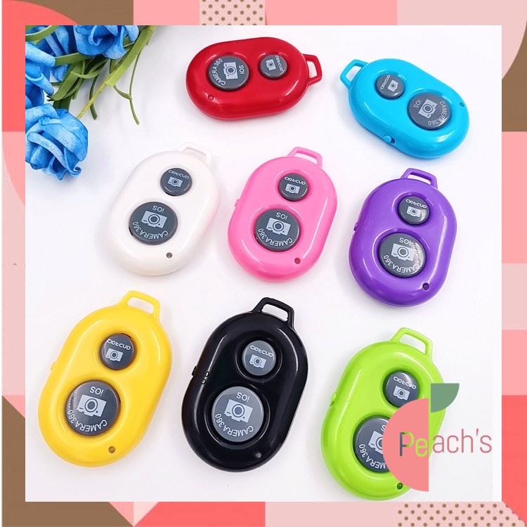 Jual PEACH - Remote Bluetooth Shutter Kamera Android dan IOS / Tombol ...