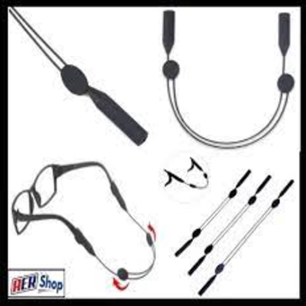 Jual Tali Kacamata Silicone Strap Adjustable penahan telinga ear hook ...