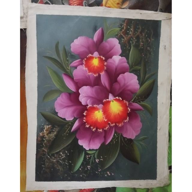 Wajib Tahu! Contoh Gambar Lukisan Bunga Anggrek yang Lagi Viral ...