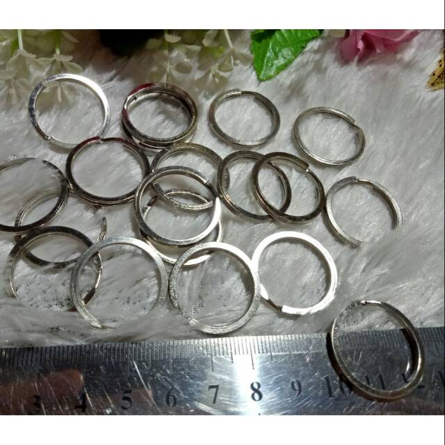 Jual Ring ganci / ring nikel / ring huruf 2,5 cm (1lusin) | Shopee ...