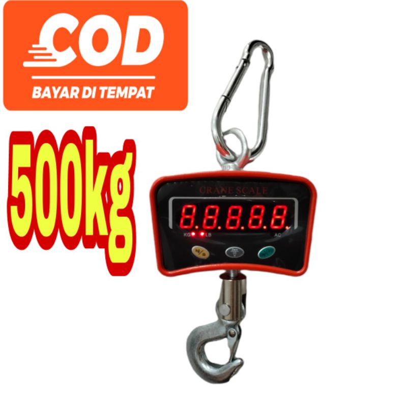 Jual timbangan gantung digital 500kg | Shopee Indonesia