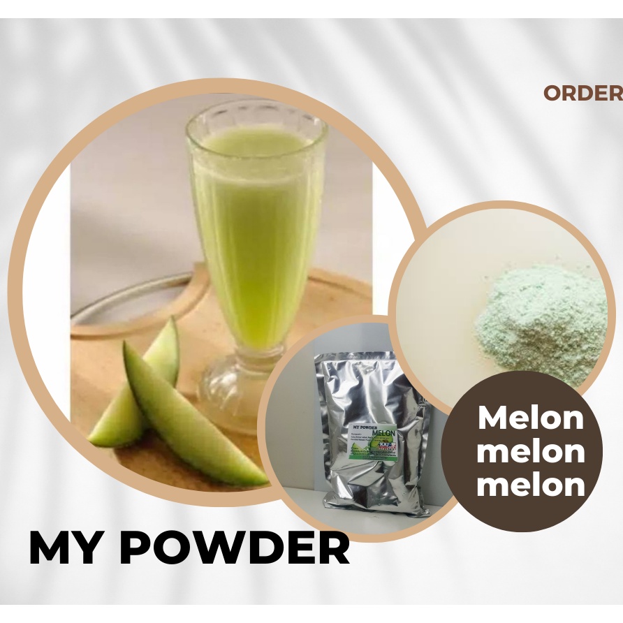 Jual Minuman Bubuk Rasa Melon Reguler -Powder Rasa Melon -1 Kg | Shopee ...