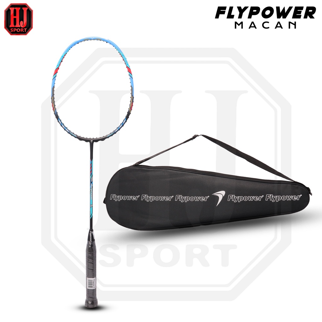 Jual Raket Badminton Original Flypower Macan Bonus Tas 1R | Shopee ...