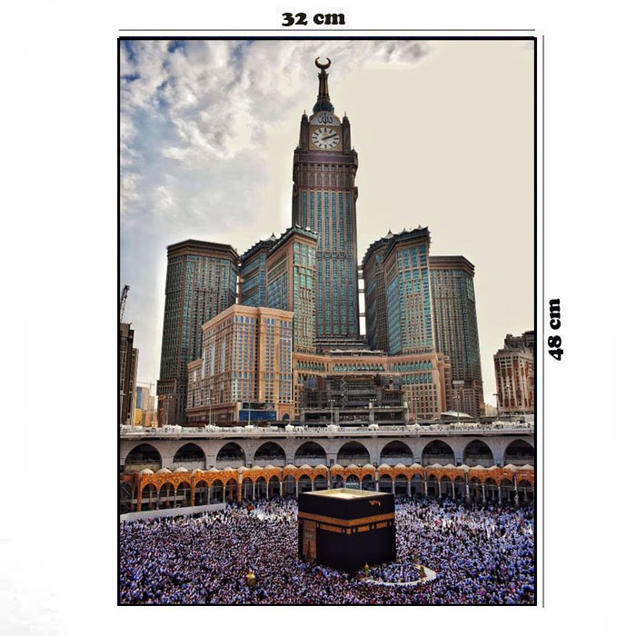 Jual Poster dan photo frame motiv kabah potraid uk 32 x 48 cm Indonesia ...