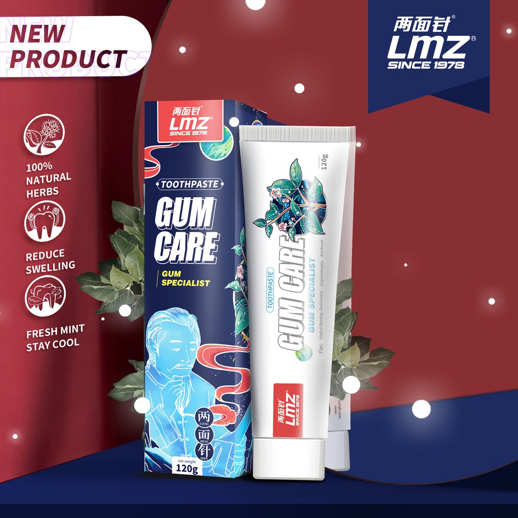 Jual LMZ Toothpaste China Natural herbs pasta gigi Berlubang Pure Fresh ...
