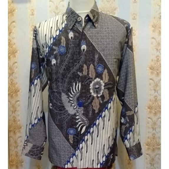 Jual Kemeja Batik Pola Model Semi Jas ( Pre-Order ) Indonesia|Shopee ...