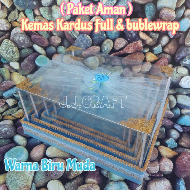 Jual Kotak Parcel Hantaran Seserahan 1 Set Isi 4 Box Tempat Mahar ...