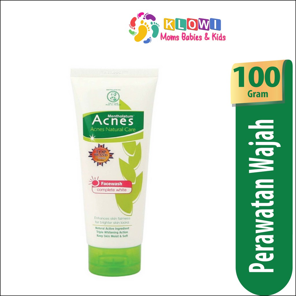 Acnes Facial Wash Complete White 100G / Acne Face Wash / Sabun Wajah ...