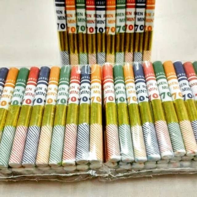 Jual Permen Rokok Jadul Mint/Choco/Susu/strawberry 20 batang Indonesia ...