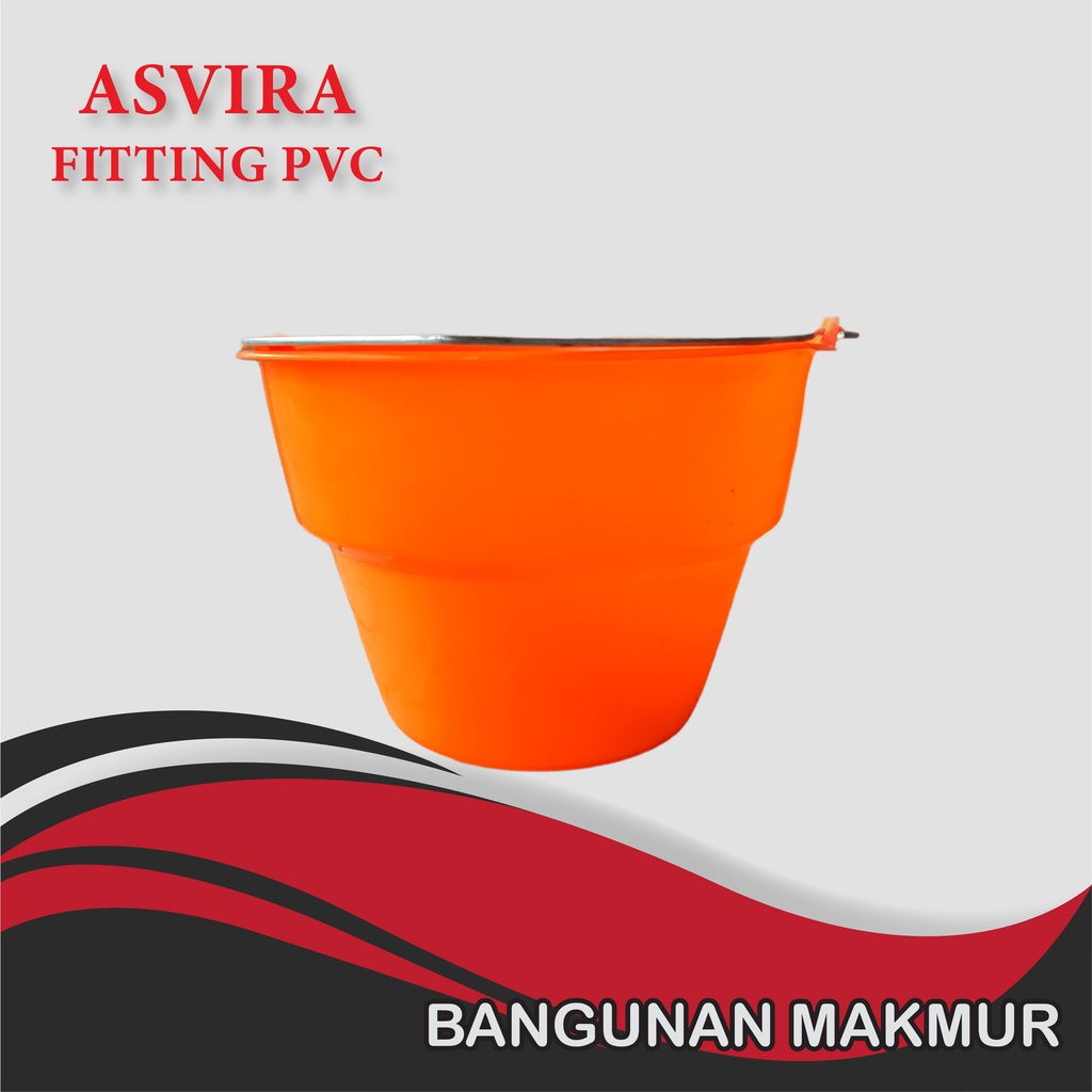 Jual Ember Cor Kecil Orange 15 - ASVIRA (GRADE A) Indonesia|Shopee ...